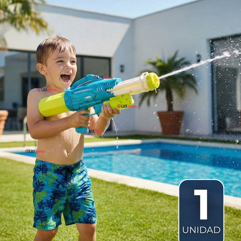 Pistola Lanza Agua Tiburón 40,5 cm Juguete Niño Niña Colores Surtidos ...