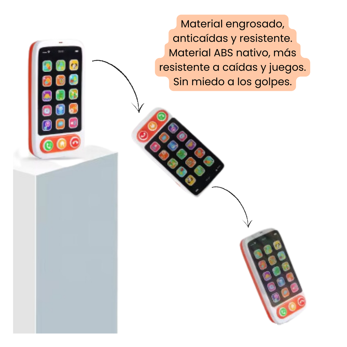 Celular Didáctico Para Bebes Con Sonido Y Luces Tedmimak – Utilísimo Chile
